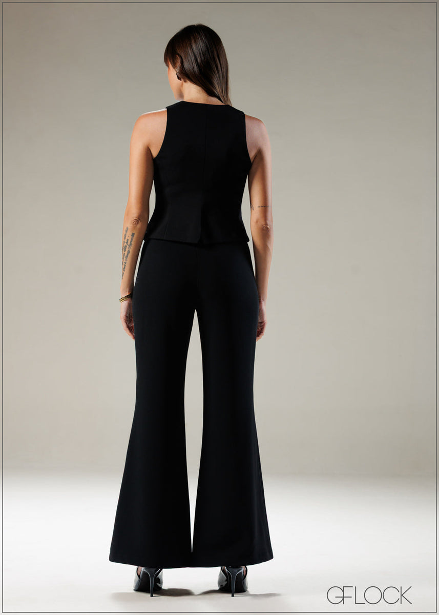 High Waist Bootleg Pant - 121225 – GFlock Global